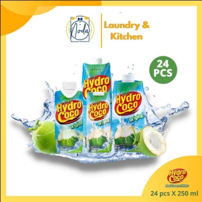Jual Hydro Coco Original 250ml Air Kelapa Hydrococo 1 Dus Isi 24 PCS di ...