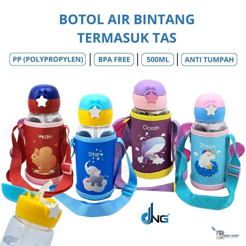 Jual DNG Botol Air Bintang + Tas 500ml di Seller Geboy Shopp Official ...