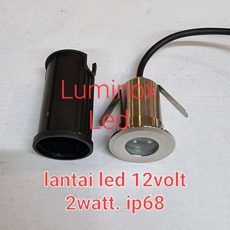 Jual lampu lantai kolam led 12volt 2w 2watt ip68 underground 12v 2 watt ...