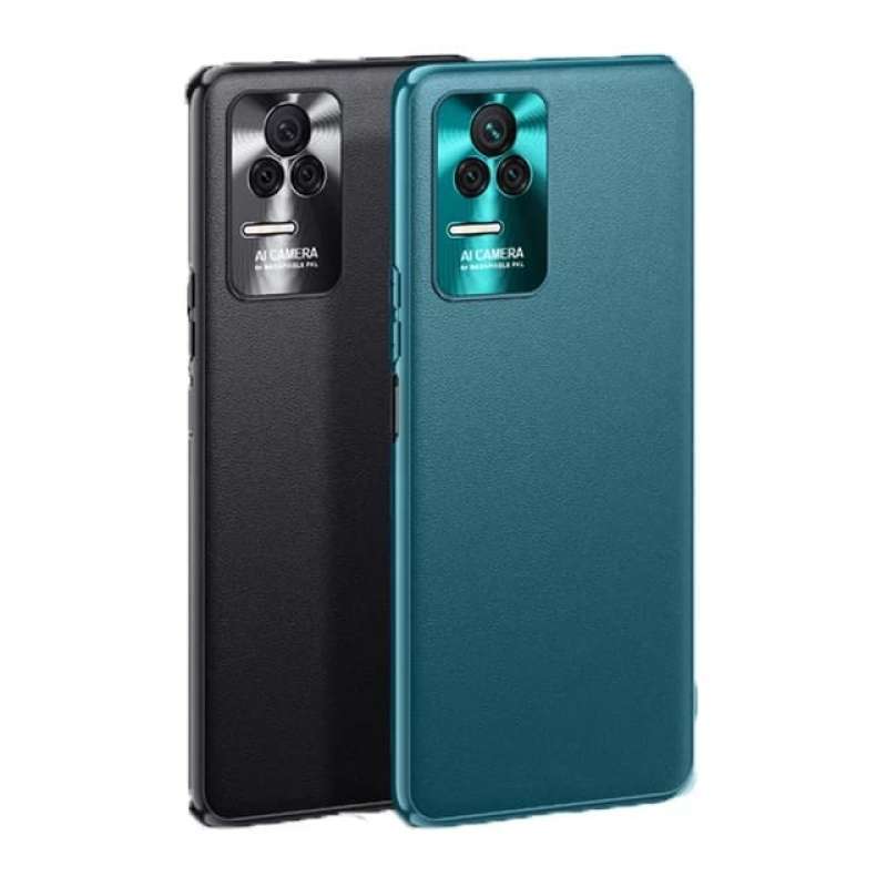 Promo Case Poco F4 5g Leather Luxury Metal Camera Protect - Hitam ...