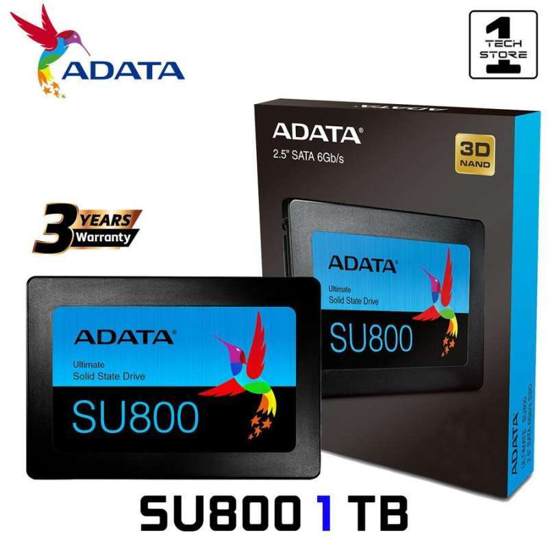 Jual SSD ADATA SU800 SOLID STATE DRIVE 3D NAND FLASH 256GB I 512GB I 1TB di Seller gadogadoit ...