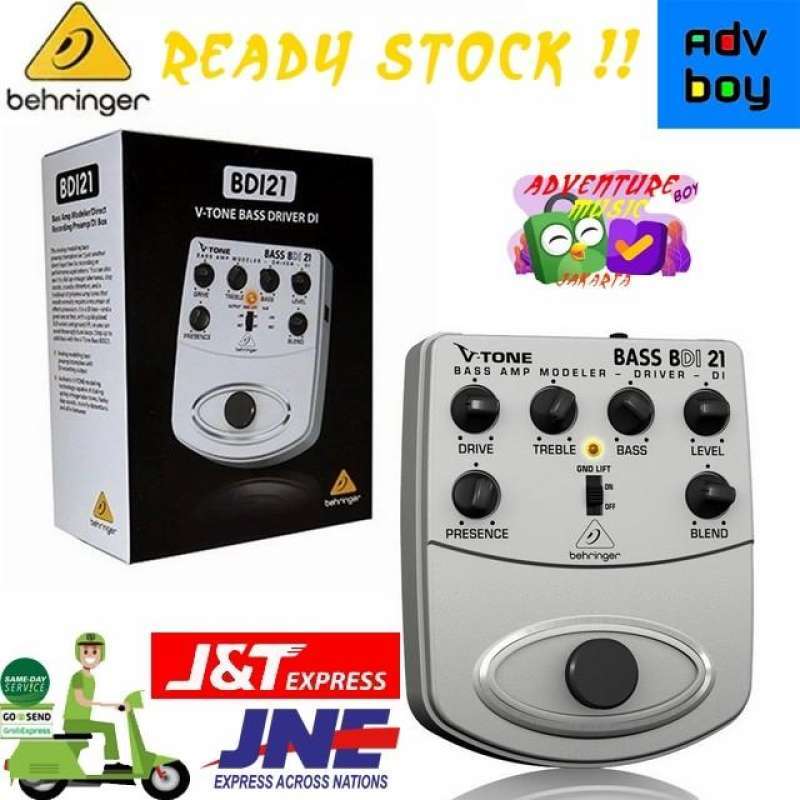Jual Behringer Bdi21 Bass Preamp Efek Bass Driver Behringer Bdi 21 V ...