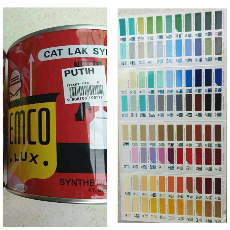Jual Emco Lux Cat Minyak Untuk Kayu Dan Besi Standard Polos Warna ...