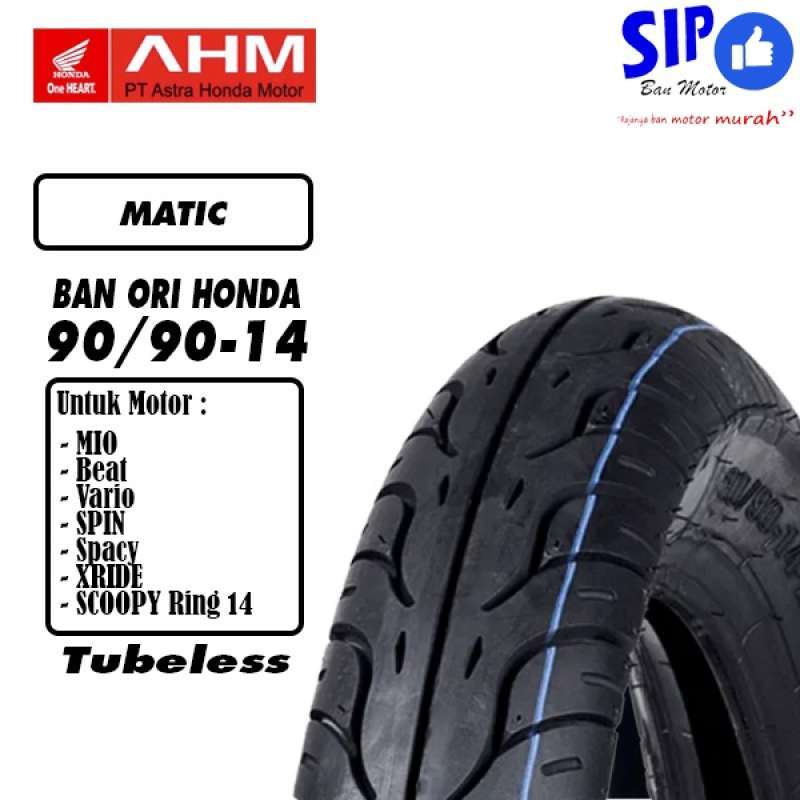 Jual Ban Tubles Matic Ahm Honda Federal 90 90 14 Ft 235 Orisinil Beat ...