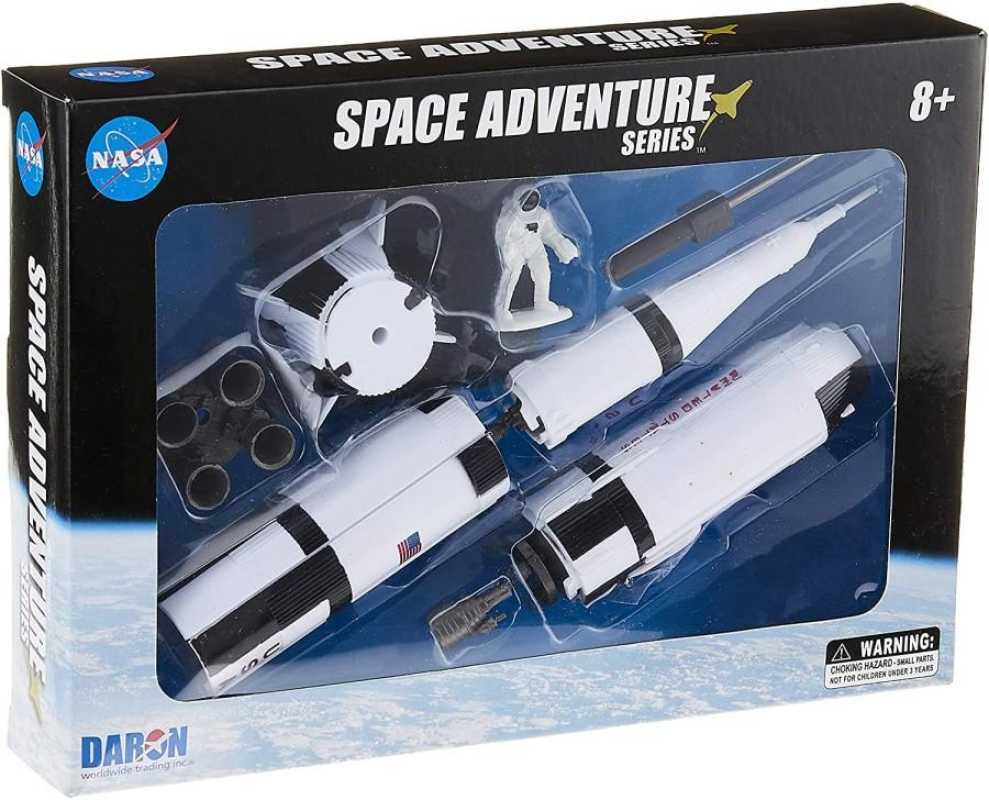 Jual Daron Space Adventure Saturn V Rocket Model Playset di Seller ...