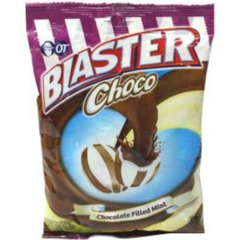 Jual Permen keras rasa mint isi coklat Blaster Choco 50x2.5g di Seller ...