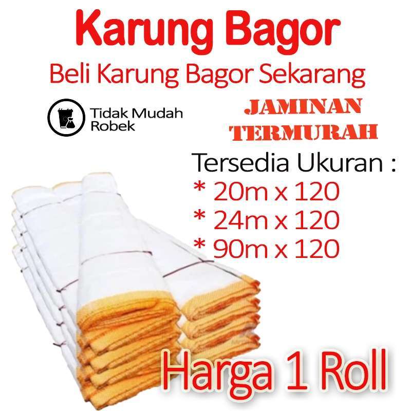 Promo Karung bagor | karung roll packing karung meteran panjang 120cm x ...