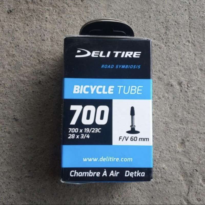 Jual Ban Dalam Sepeda Delitire 700 x 19 / 23C Roadbike Fixie Deli FV 60mm di Seller BikeTM ...