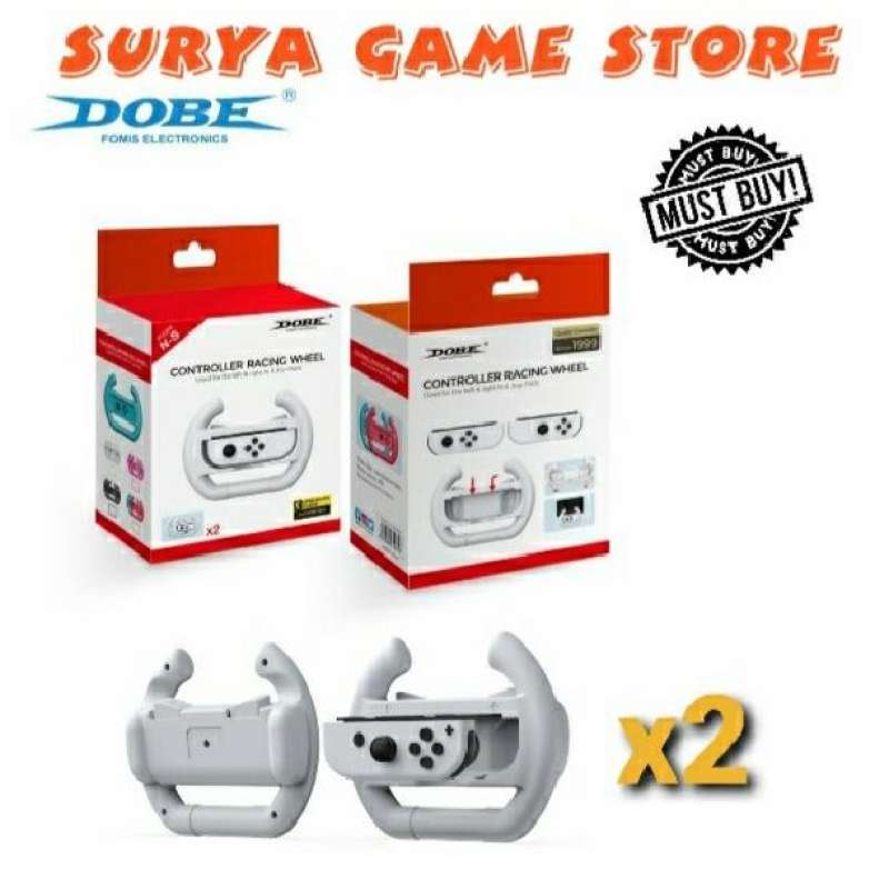 Jual DOBE CONTROLLER RACING WHEEL/STEERING FOR JOYCON NINTENDO SWITCH OLED di Seller SURYA GAME ...
