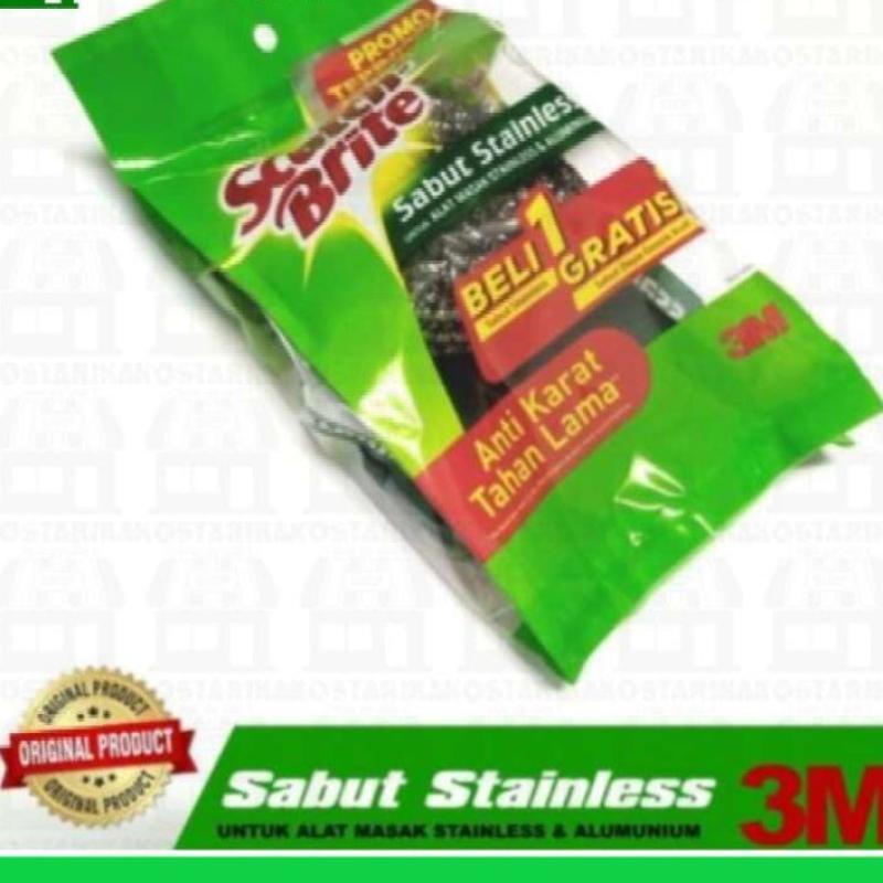 Promo 3m Scotch Brite Sabut Stainless Sabut Kawat Cuci Piring Id Ss ...