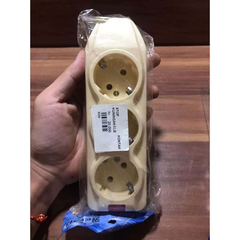 Promo Terminal Colokan Listrik Plastik 3-4 Lubang - Tempat Colokan ...