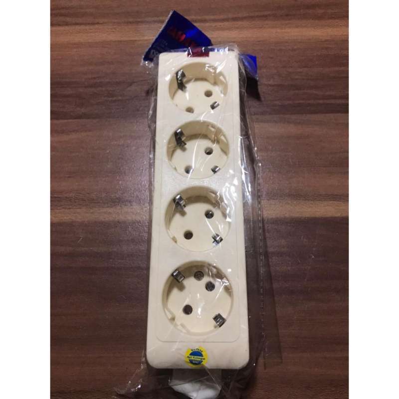 Promo Terminal Colokan Listrik Plastik 3-4 Lubang - Tempat Colokan ...