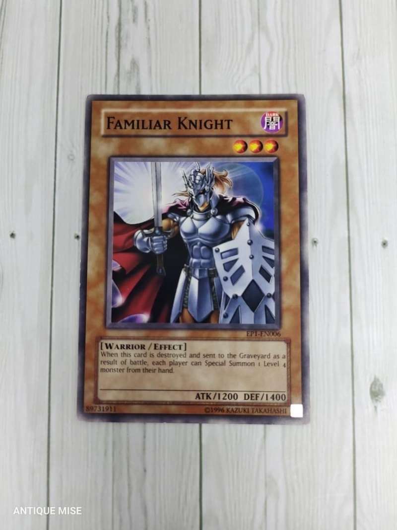 Jual Kartu Yugioh Original Familiar Knight Seri Ep1 di Seller antique ...