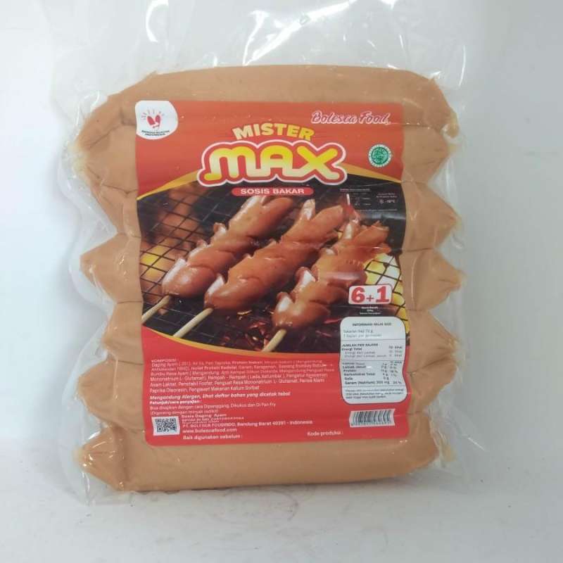 Jual Mister Max Sosis Bakar Ayam 500 Gr di Seller Neng Frozen Food ...