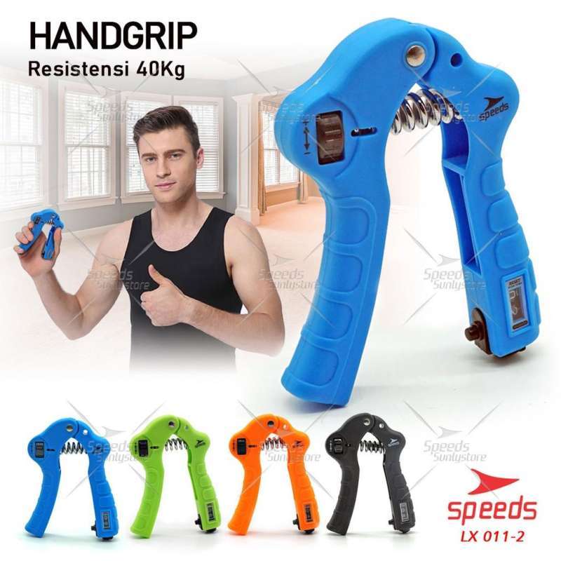 Jual Speeds Hand Grip Digital Handgrip 10-40kg Kekuatan Tangan,berat 011-2 9pc=1.3kg - Orange 5 ...