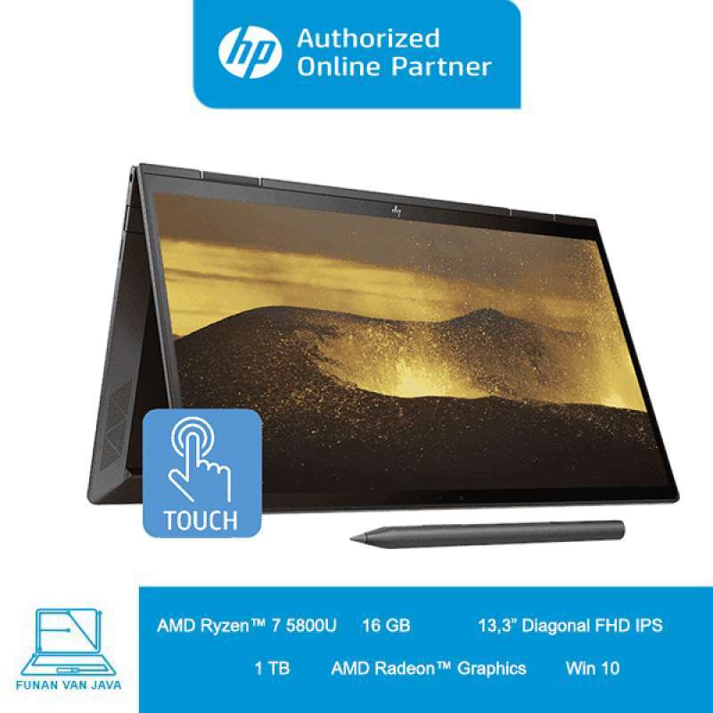 Jual LAPTOP HP ENVY x360 13 AY1054AU Ryzen7-5800u/16GB/1 TB Ssd/13.3 ...