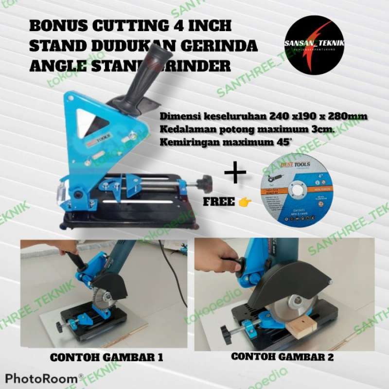 Promo STAND GERINDA TANGAN DUDUKAN GURINDA ANGLE STAND GURINDER Diskon ...