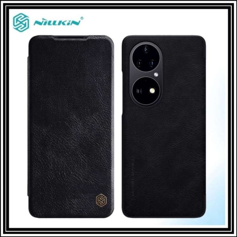Jual HUAWEI P50 / PRO NILLKIN FLIP HARD PC CASE QIN LEATHER ORIGINAL ...