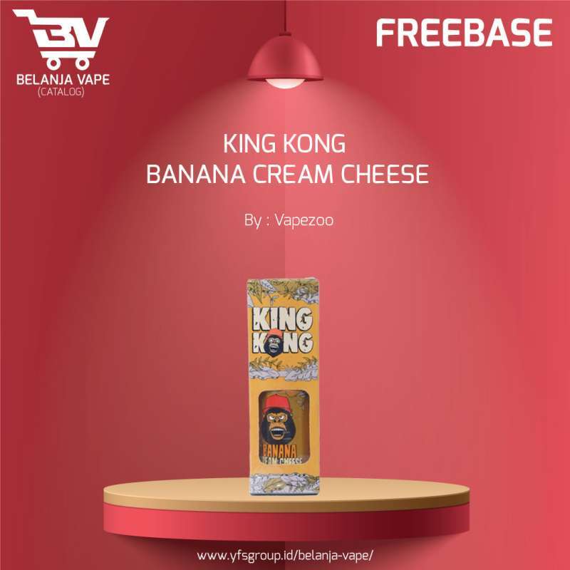Jual King Kong Banana Cream Cheese 60Ml By Vapezoo - 3Mg 6Mg 9Mg di ...