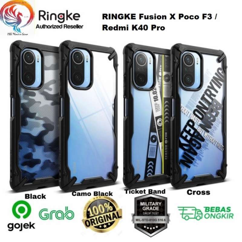 Jual Case Xiaomi POCO F3 RINGKE Fusion X Anti Crack Casing ORIGINAL di ...