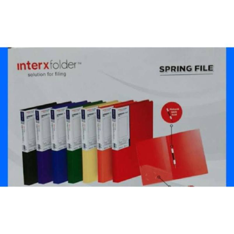 Jual MAP SPRING FILE INTER-X SPX-100F di Seller Aneka Stationery Malang ...