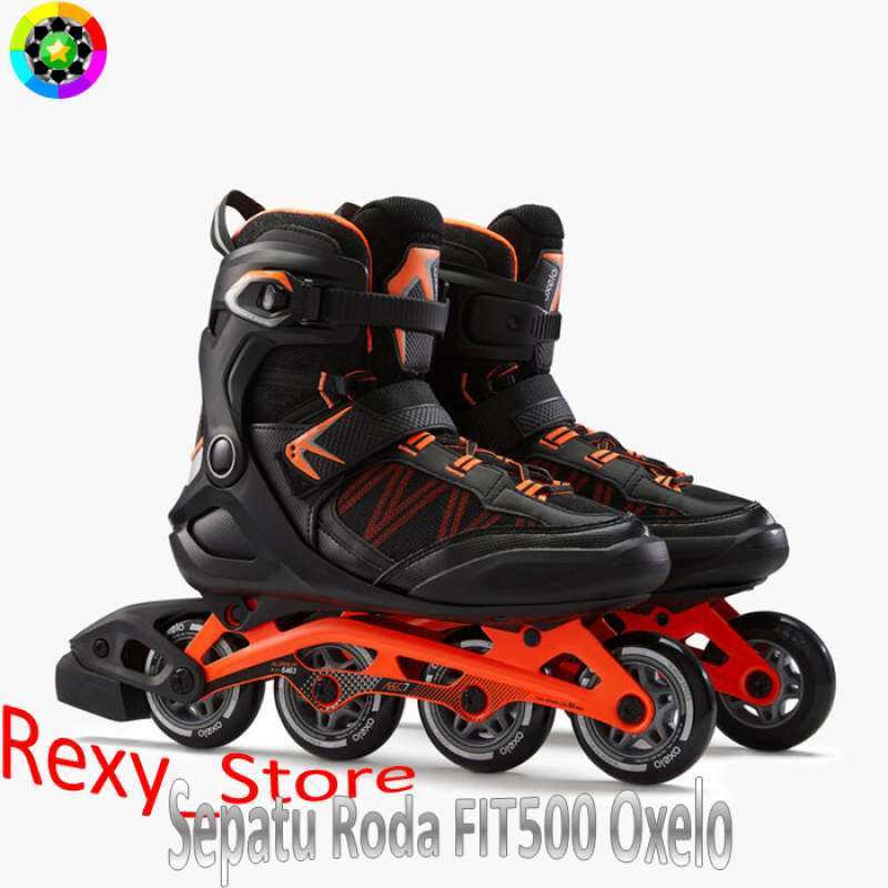 Jual SEPATU RODA COWOK DEWASA FIT500 INLINE SKATES ROLLER BLADE OXELO ...