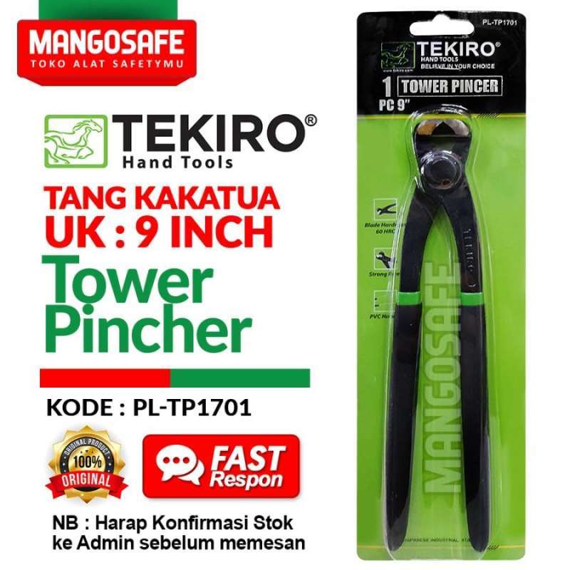 Jual Tang Kakatua 9 inch TEKIRO Tower Pincher Tang Gegep Catut Kakak ...