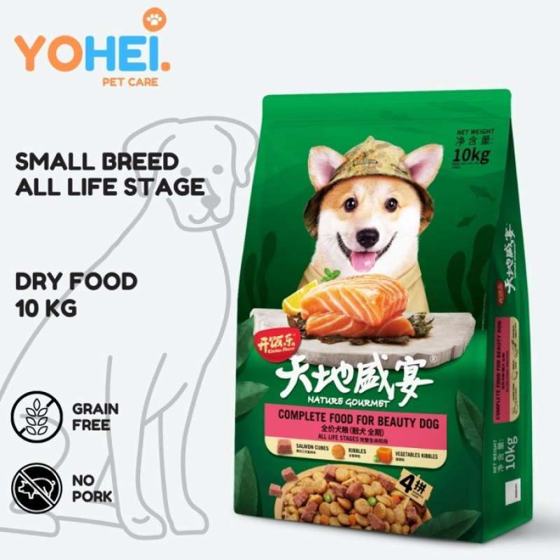 Jual Kitchen Flavor KF Salmon Beauty All Life Stages 10kg Dogfood ...