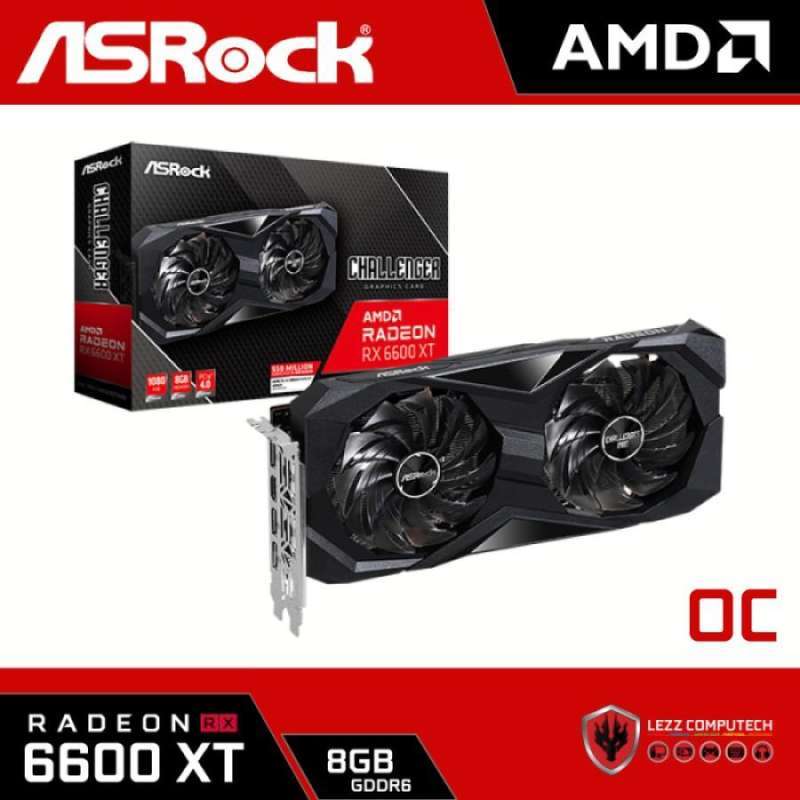 Jual ASROCK RADEON RX 6600 XT CHALLENGER D 8GB OC GDDR6 di Seller Lezz ...