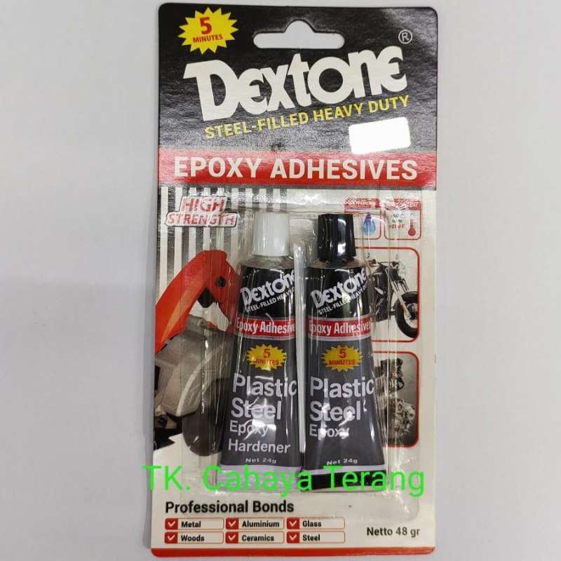 Jual Lem Besi Campur Dexton 5 Menit 48 Gram Di Seller Tk. Cahaya Terang ...