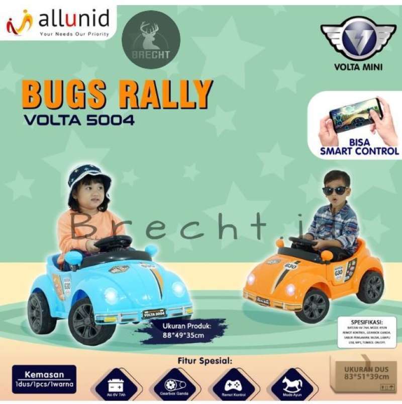 Jual Mainan Anak Mobil Aki Mini Cooper SHP Volta 5004 di Seller toy ...