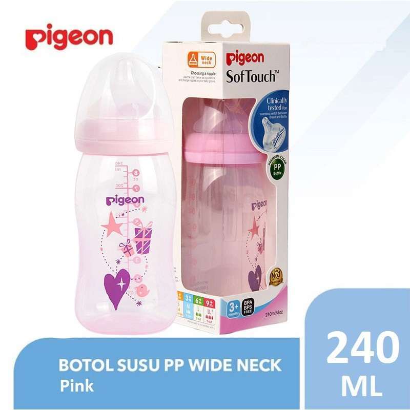 Jual Botol Pigeon Wide Neck Pink Harga Termurah Dan Terlengkap 2024 | Blibli