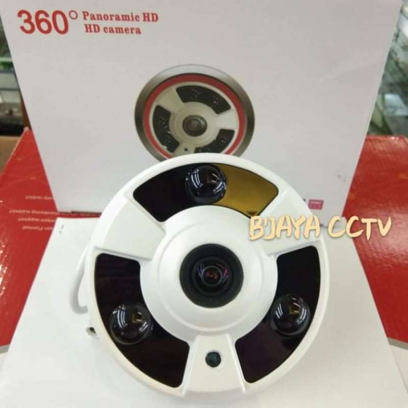 Jual CAMERA CCTV FISH EYE 360 1080P 5MP FULL HD PANORAMIC 360 DERAJAT ...