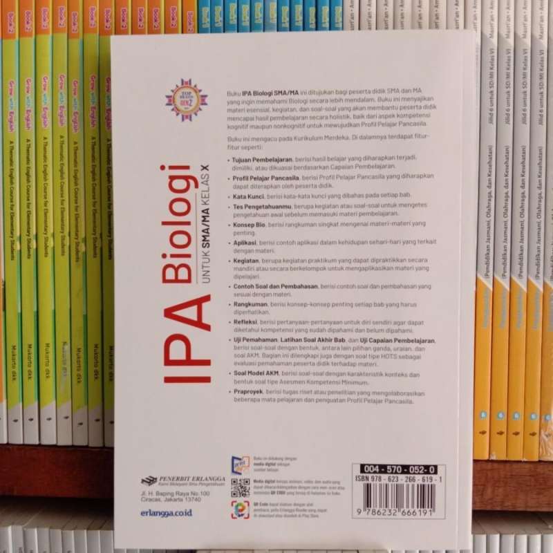 Jual Buku Ipa Biologi Sma Kelas X/10 Kurikulum Merdeka. Irnaningtyas Di ...