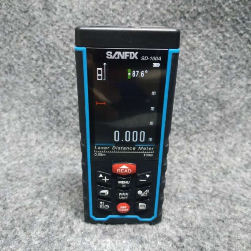 Promo Meteran Digital Laser Distance Meter Sanfix Sd-100A 100 M Diskon ...