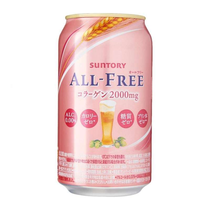 Jual Suntory All Free Beer Collagen (350ml) di Seller Babakiwi - Parit ...