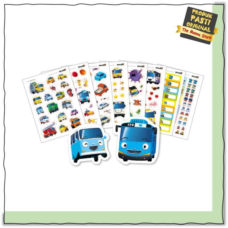 Jual Iconix Tayo The Little Bus Mini Sticker Book 2 TYP120009 Korean ...