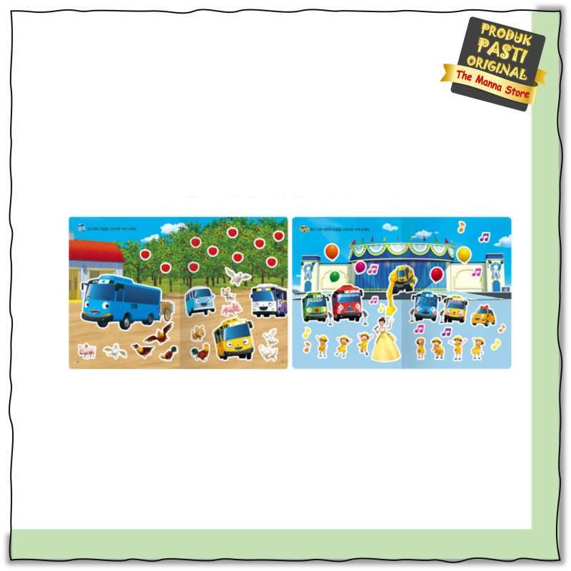 Jual Iconix Tayo The Little Bus Mini Sticker Book 2 TYP120009 Korean ...