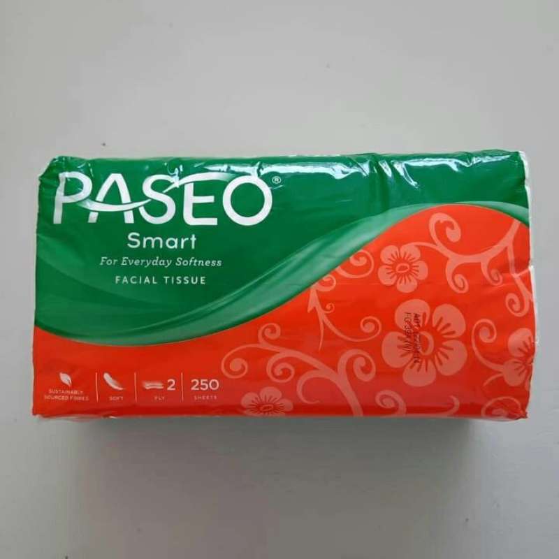 Jual Tissue Tisu Paseo Smart Facial Wajah 250 Sheet 2ply Di Seller ...