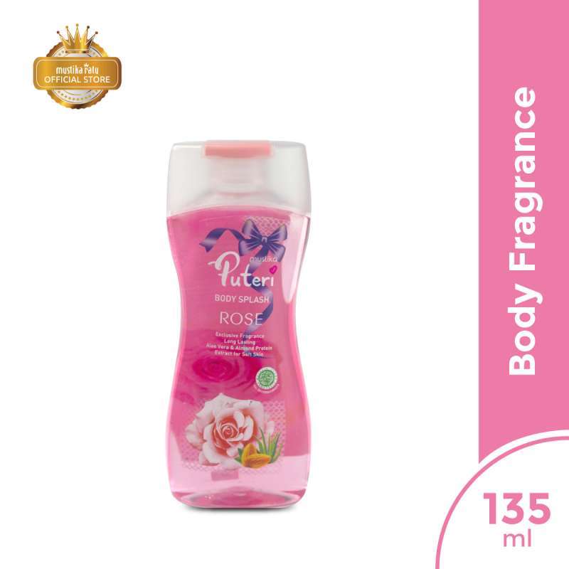 Jual Mustika Ratu Puteri Body Splash Rose Parfum Cologne [135 mL] di ...