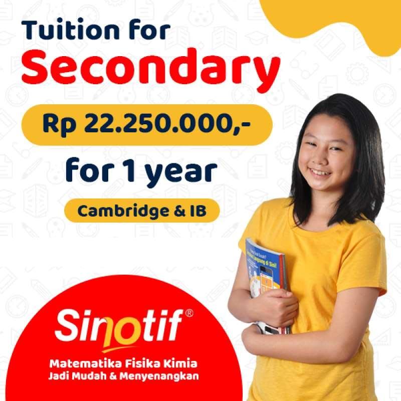 Jual Sinotif Tuition E-Ticket for Secondary di Seller Sinotif Indonesia ...
