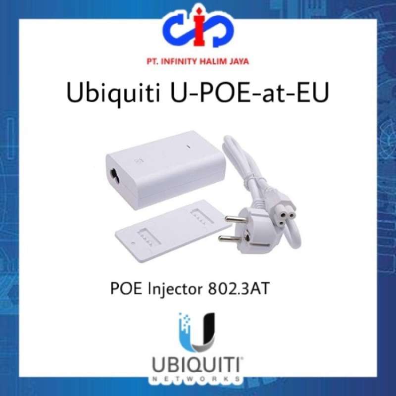 Jual Ubiquiti U-POE-AT / PoE Injector 48V 30W 802.3at for U6 Series di Seller NEW VISION - Kota ...