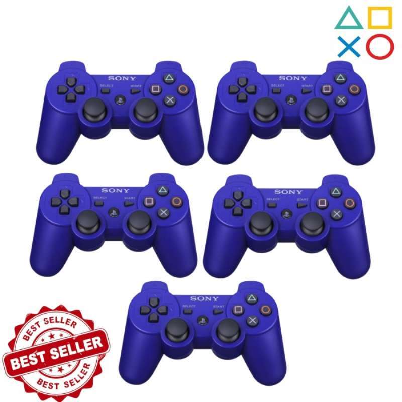 Promo Stik Ps3 Wireles Ori Pabrik Warna Biru [isi 5 Pcs] Diskon 22% Di ...