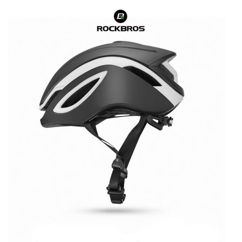 Jual ROCKBROS HC-52 ROAD BIKE ULTRALIGHT HELMET - HELM SEPEDA - BLACK ...