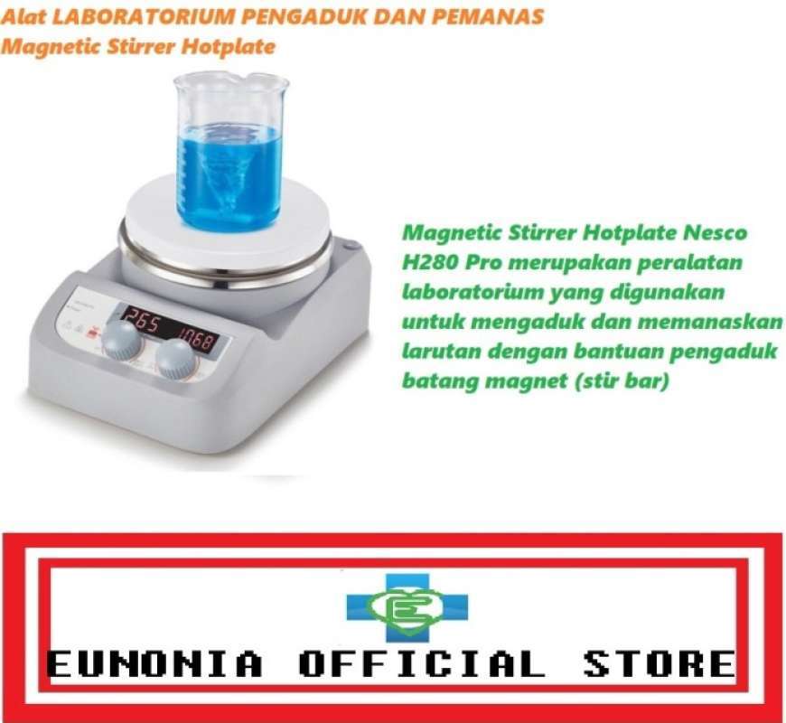 Promo ALAT LAB KHUSUS Mengaduk & Memanaskan larutan Magnetic Stirre ...