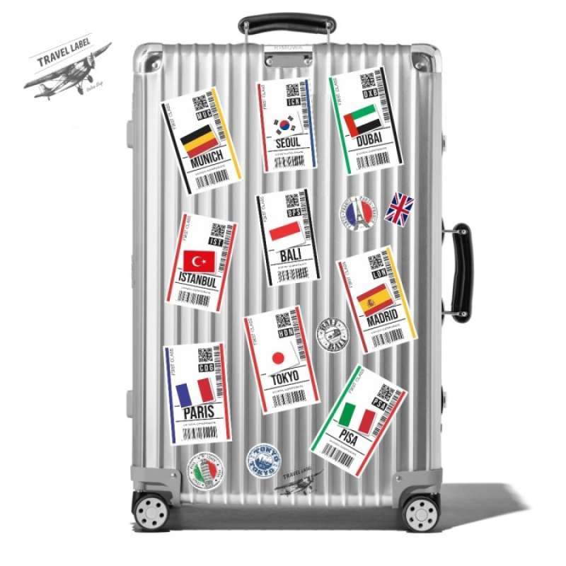 Promo Sticker Koper : Label Koper Airport Traveling Dunia Diskon 50% di ...