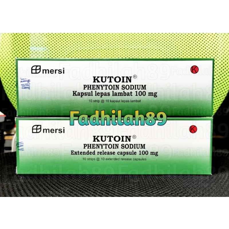 Jual Kutoin 100 Mg Phenytoin Sodium Box (100 Kapsul) Original Di Seller ...