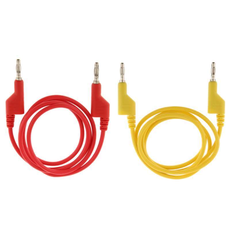 Jual 25A Stackable 4mm Banana Plug Multimeter Test Cable Lead Cord Red ...