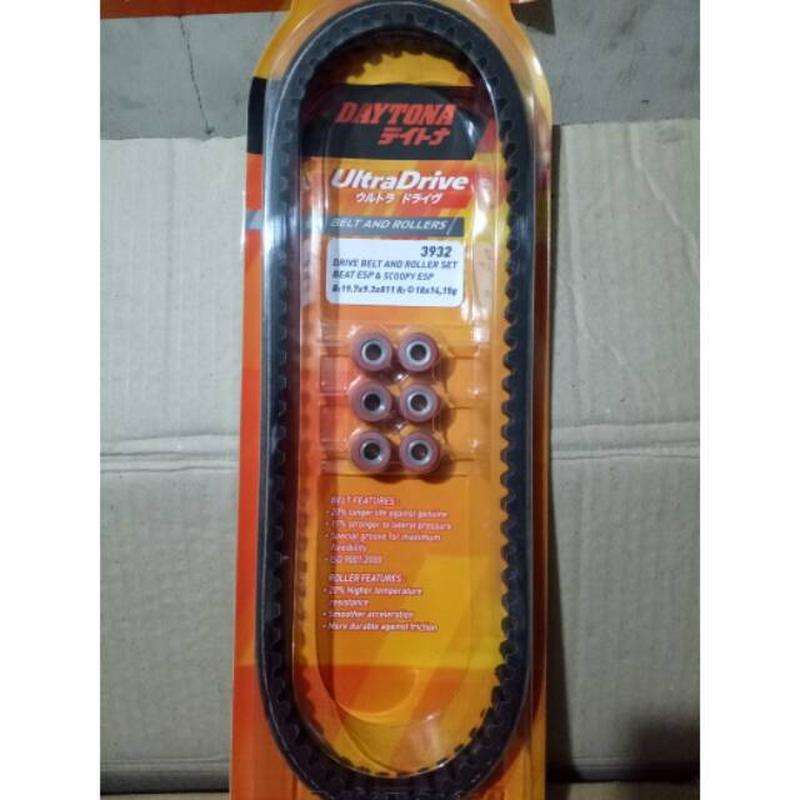 Jual Daytona V Belt Fanbelt Racing Dan Roller Motor for Beat Fi Esp ...