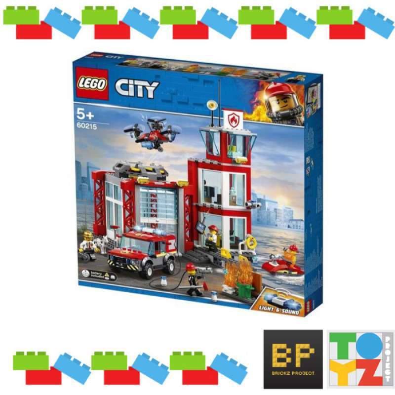 Promo Lego City 60215 Fire Station Diskon 9% di Seller REGANS STORE ...